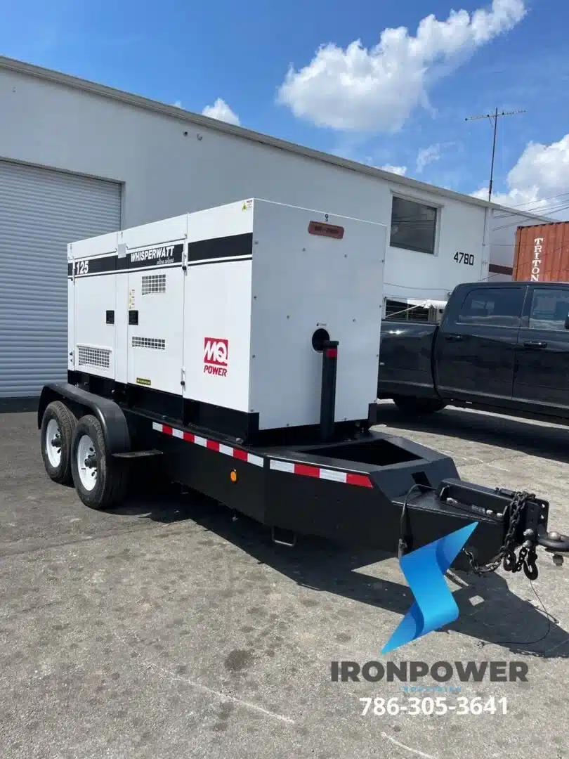 125 KVA Multiquip Whisperwatt Diesel Generator Super Silent - IronPower Industries