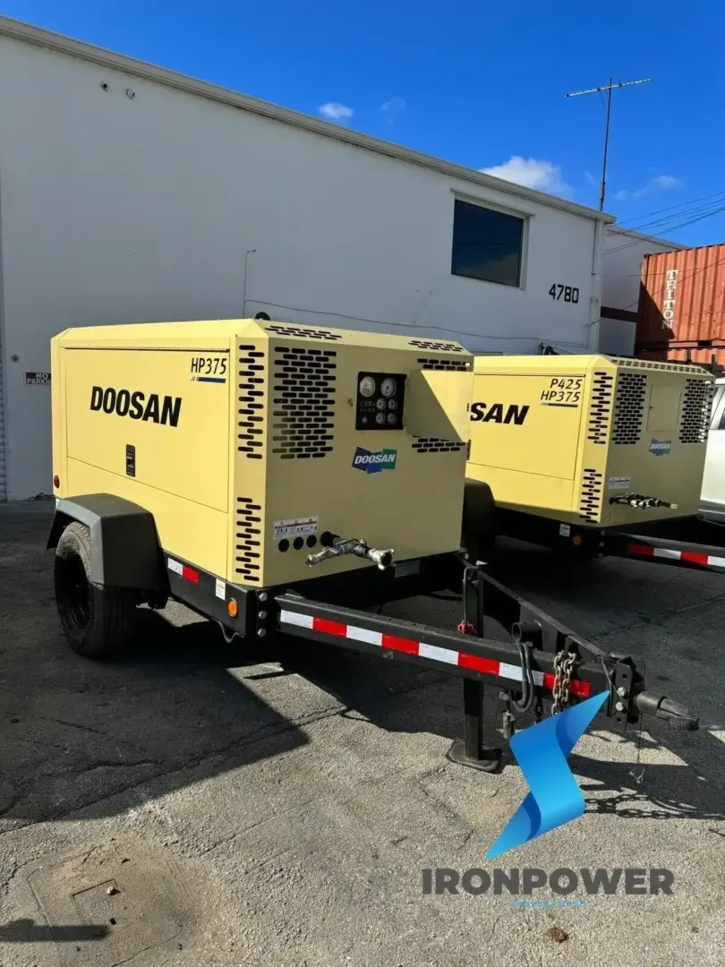 2014 Doosan HP375 Diesel Air Compressor Powered By Cummins Diesel ...