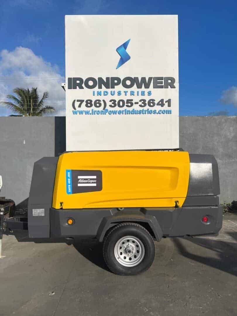 2016 Atlas Copco 400 CFM Diesel Air Compressor - IronPower Industries
