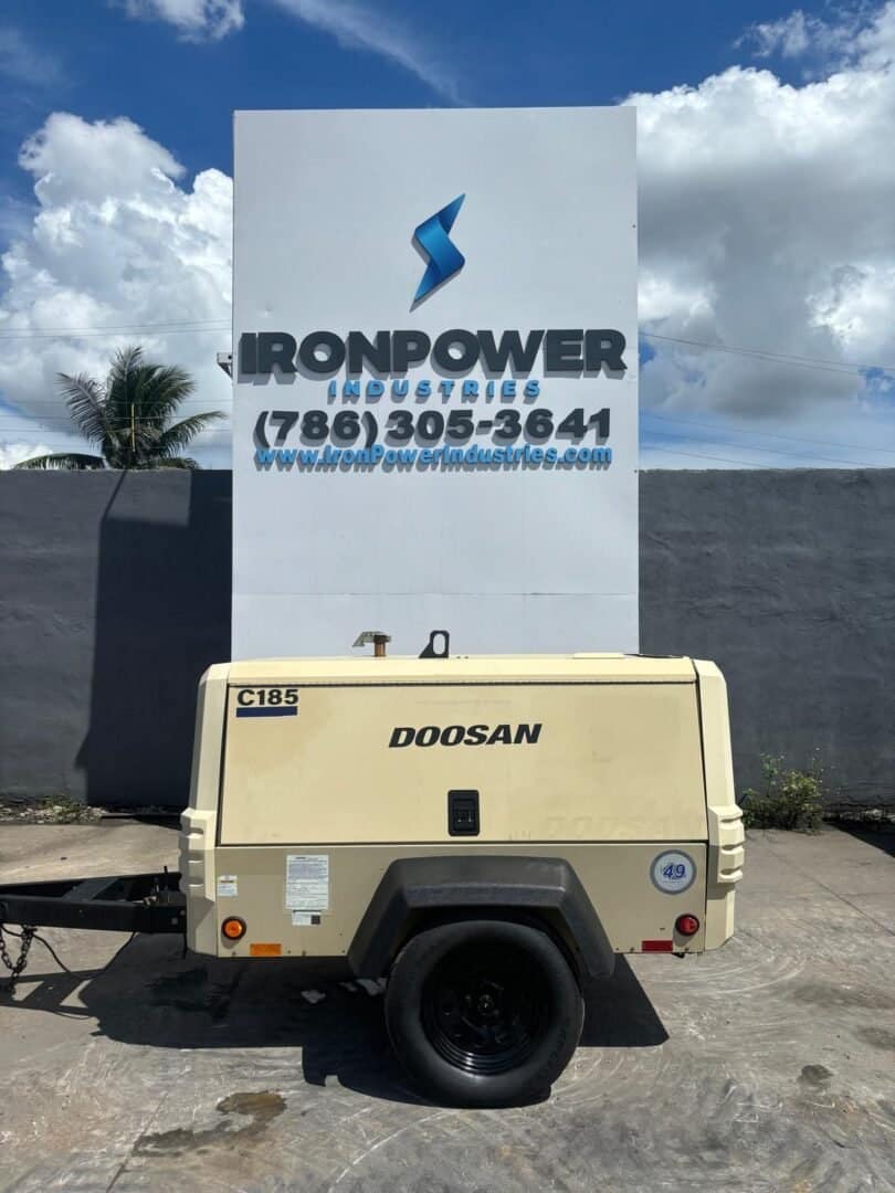 2016 DOOSAN 185 CFM diesel air compressor - IronPower Industries