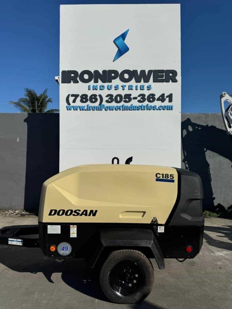 2018 DOOSAN 185 CFM diesel air compressor - IronPower Industries