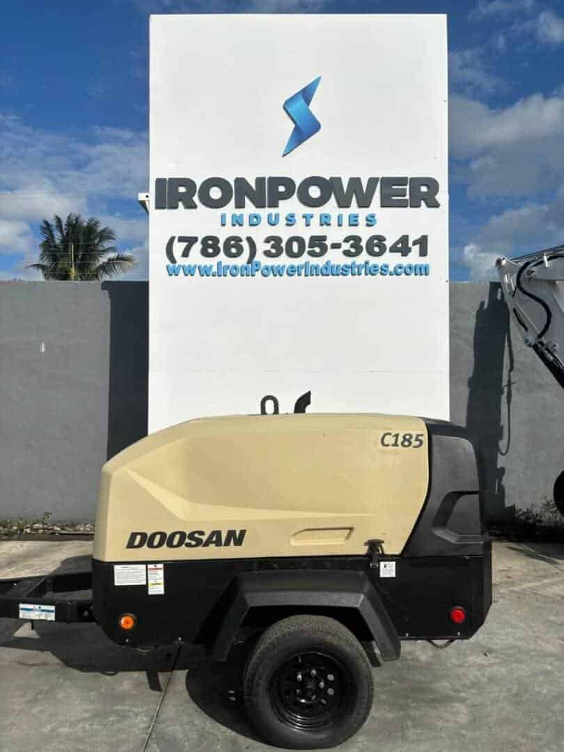 2023 DOOSAN 185 CFM diesel air compressor - IronPower Industries