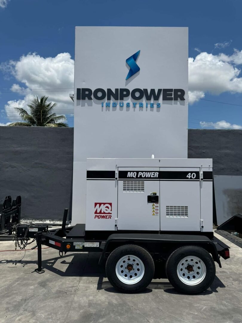 2015 Multiquip Whisperwatt 40 KVA Super Silent diesel Generator-Trailer ...