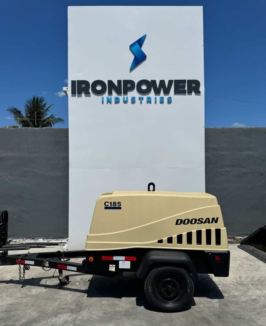 2014 DOOSAN 185 CFM diesel air compressor - IronPower Industries