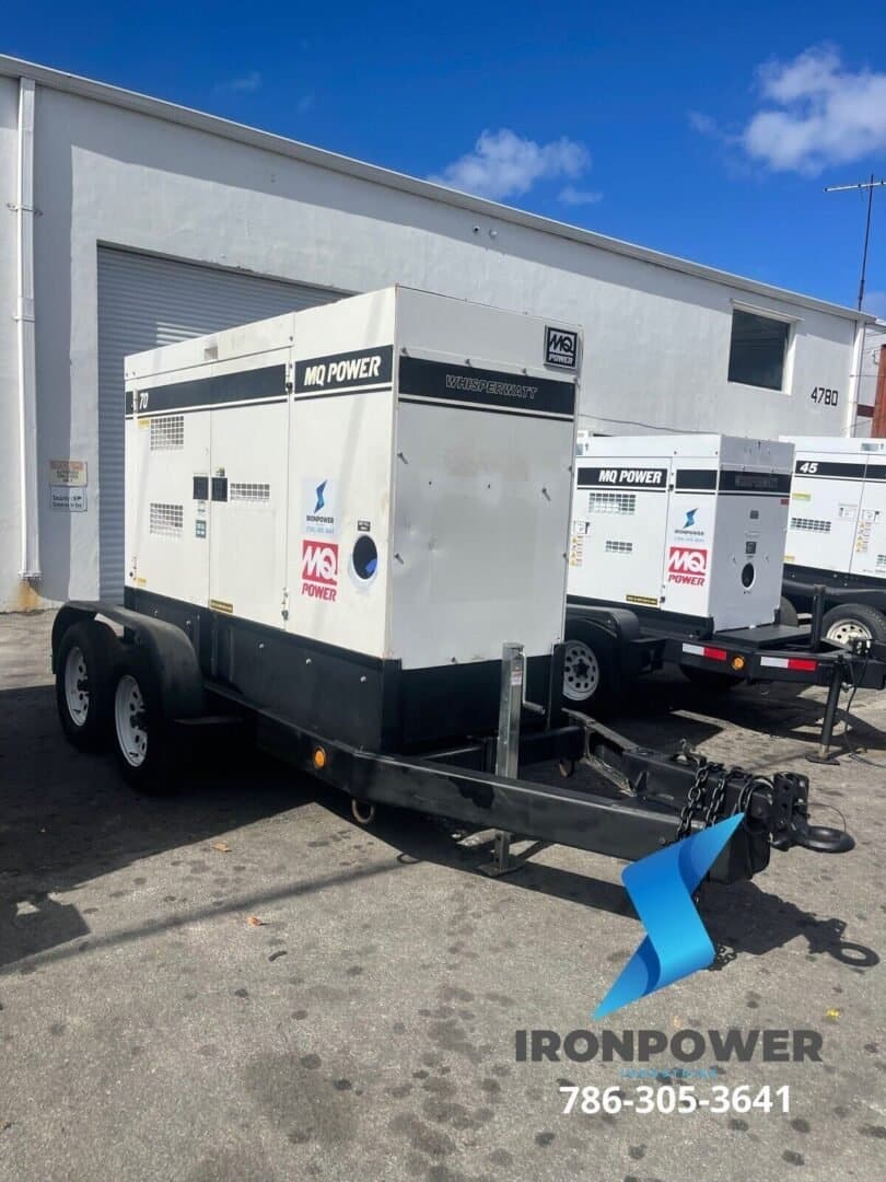 2015 - 70 KVA Multiquip Whisperwatt Silent Diesel Generator - Tier4F ...