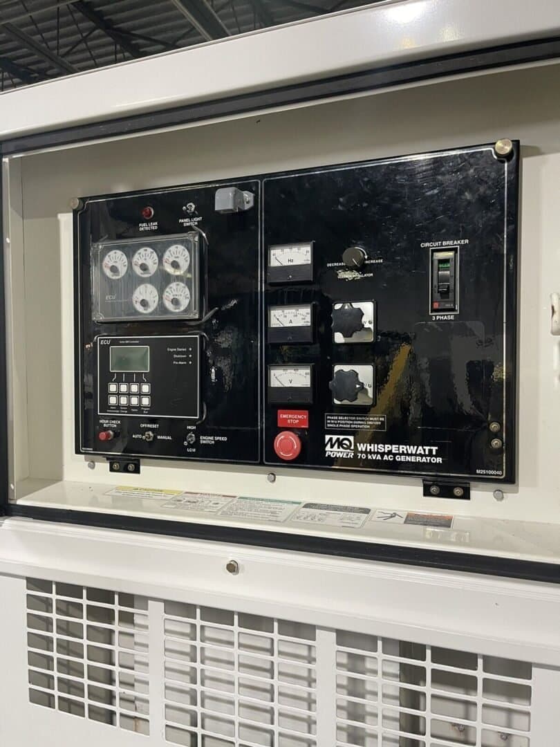 2016 - 70 KVA Multiquip Whisperwatt Silent Diesel Generator - DCA ...
