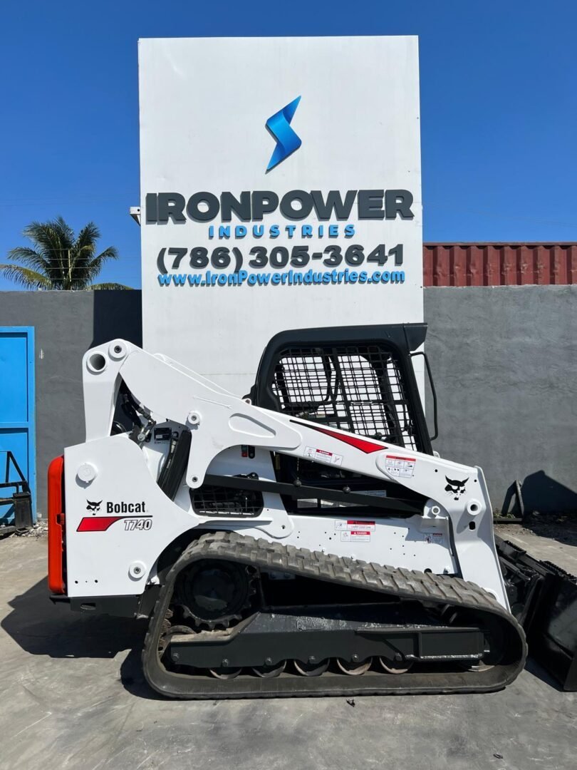 2018 Bobcat T740 Skid Steer Loader- Hydraulic Aux Open Cab - IronPower ...