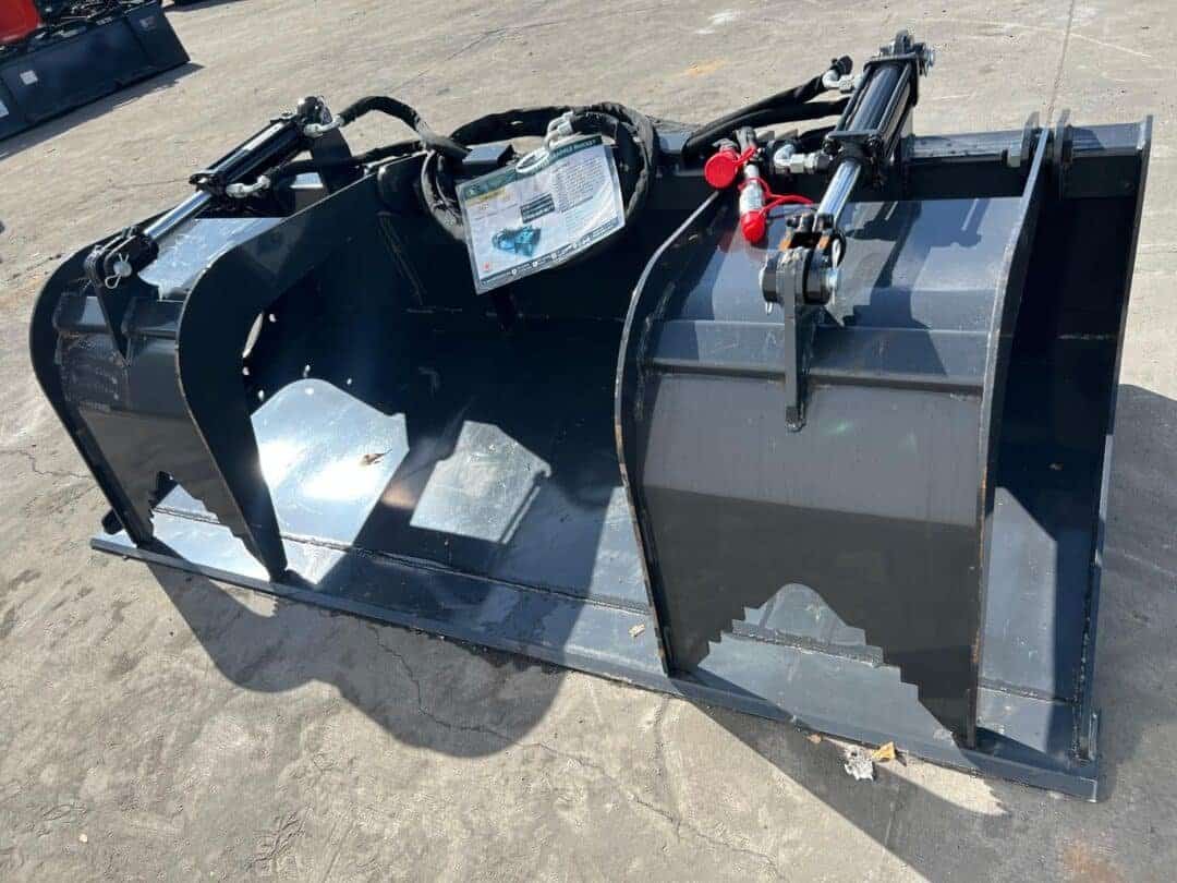 Wolverine GB-11-72W 72 in Skid Steer Grapple Bucket attachment - IronPower Industries