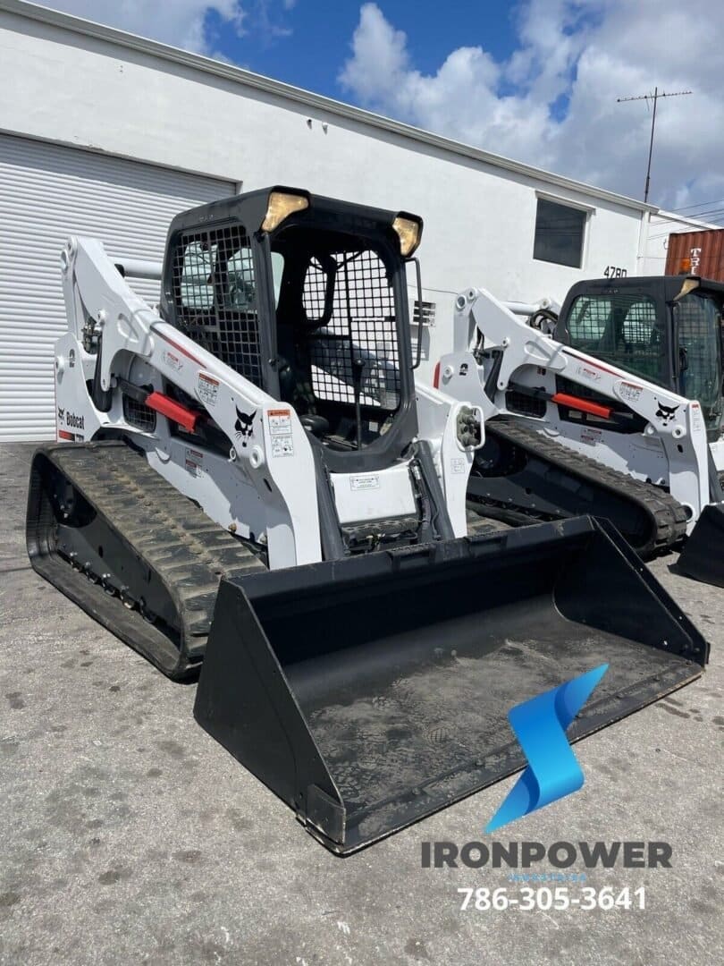 2015 BOBCAT T750 SKID STEER LOADER Hydraulic Aux - powered by kubota ...