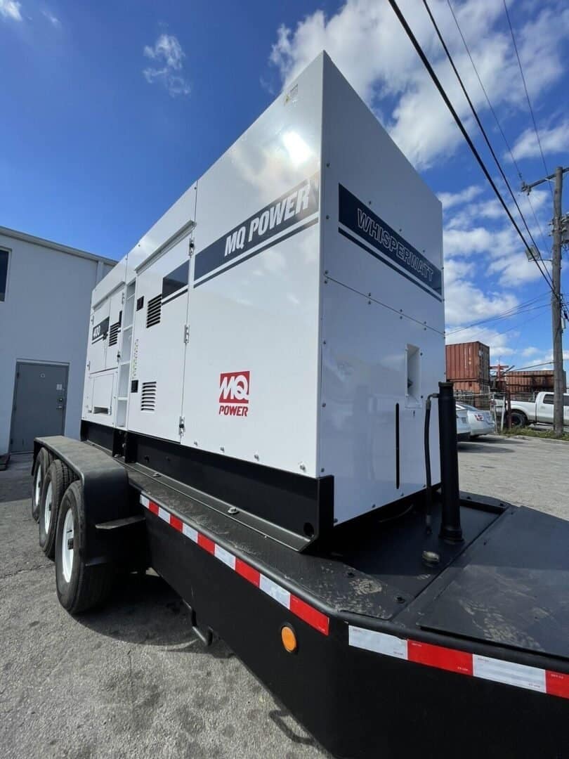 400 KVA Multiquip Whisperwatt Silent Diesel Generator-Trailer Mounted ...