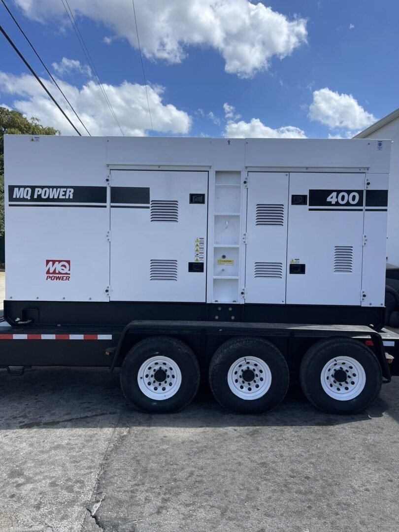 400 KVA Multiquip Whisperwatt Silent Diesel Generator-Trailer Mounted ...