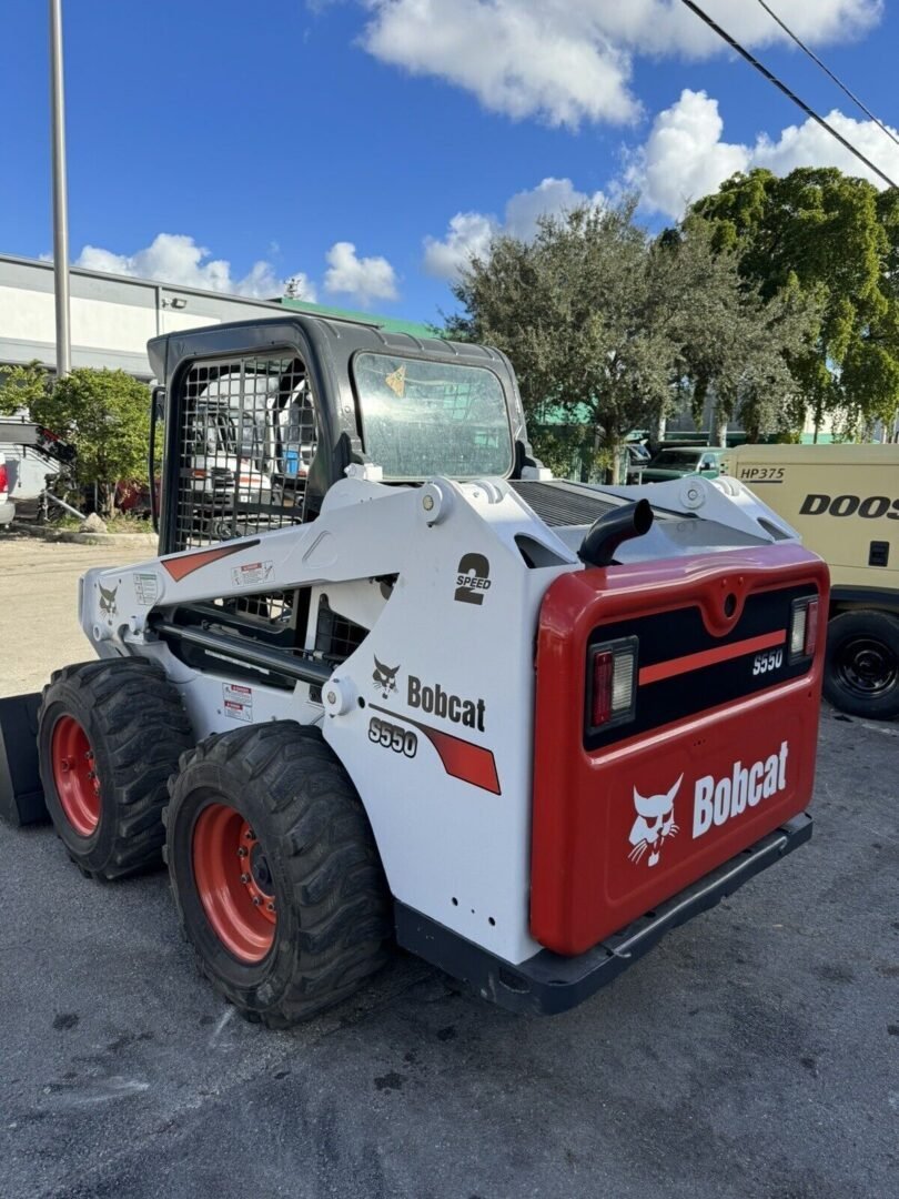 2018 BOBCAT S550 SKID STEER LOADER Hydraulic Aux -Joystick Controls ...