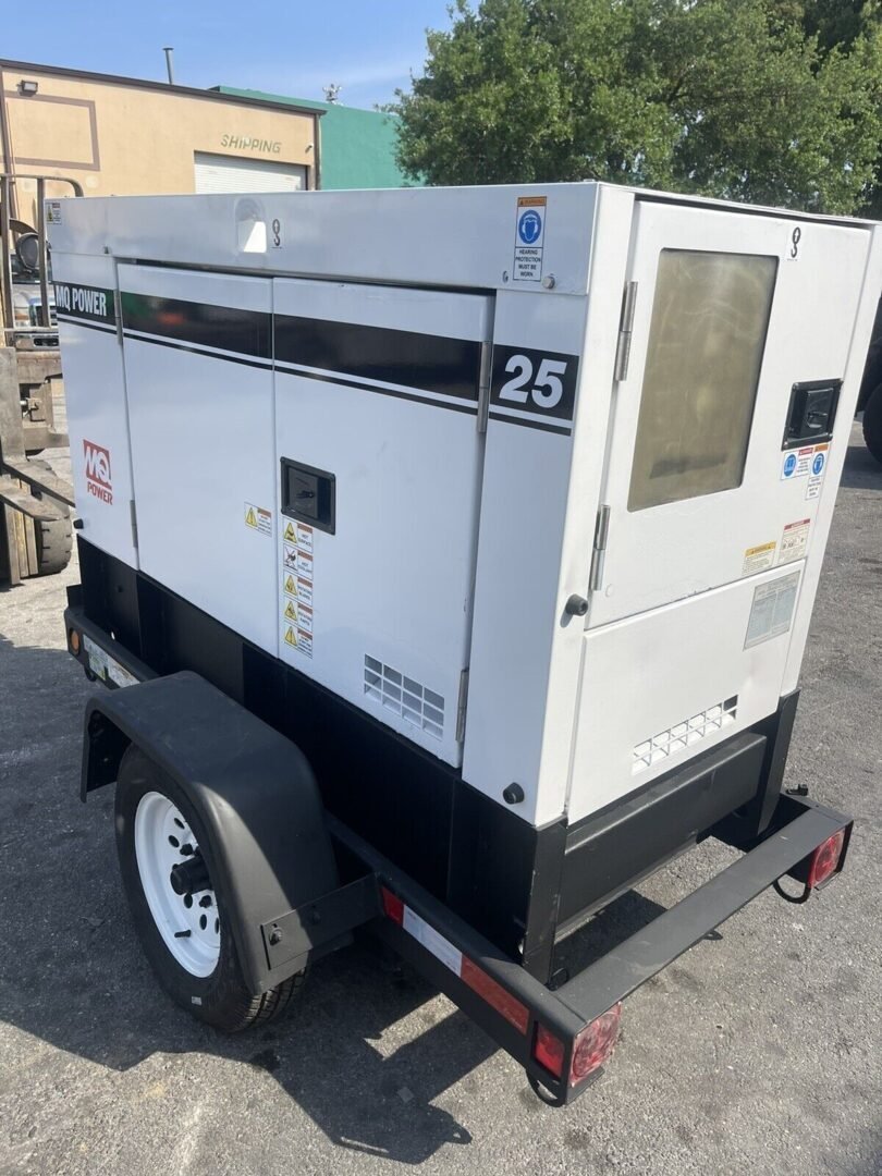2014 Multiquip WhisperWatt Diesel Generator 25 KVA Ultra Silent Trailer ...