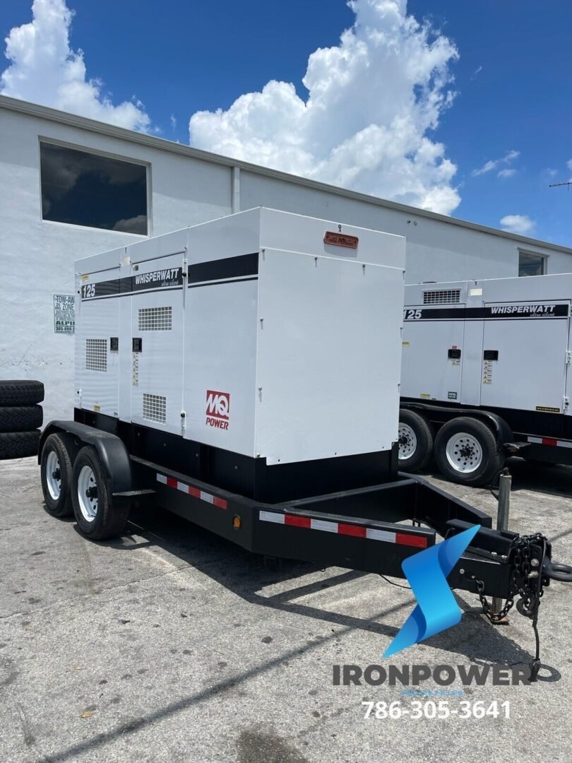 125 KVA Multiquip Whisperwatt Diesel Generator Super Silent ...