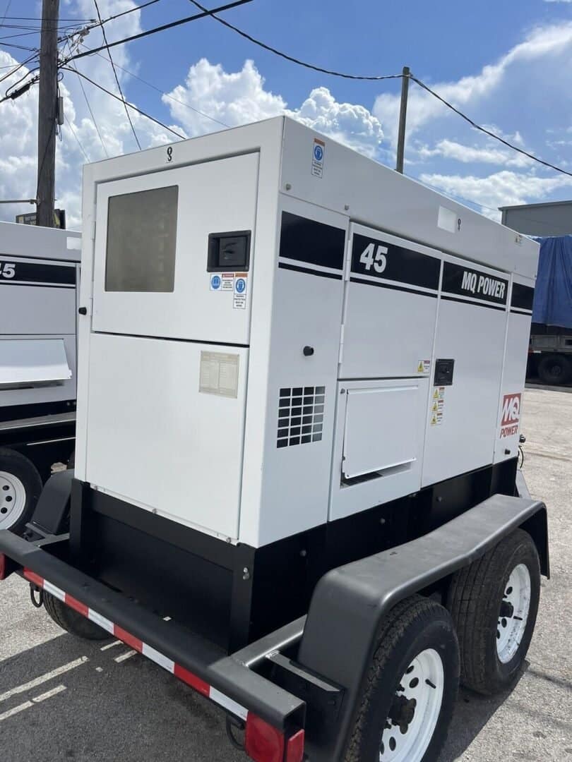 45 KVA Multiquip Whisperwatt Ultra silent diesel Generator-Trailer ...