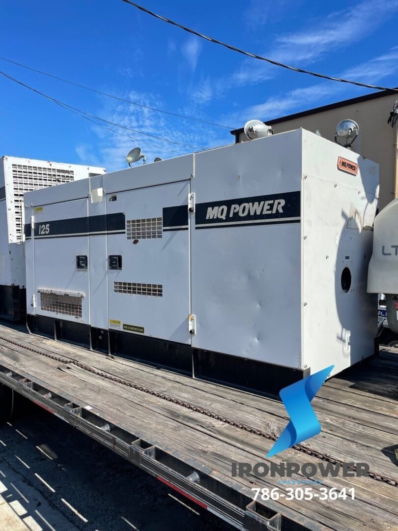 125 KVA Multiquip Whisperwatt Diesel Generator Super Silent - Skid ...