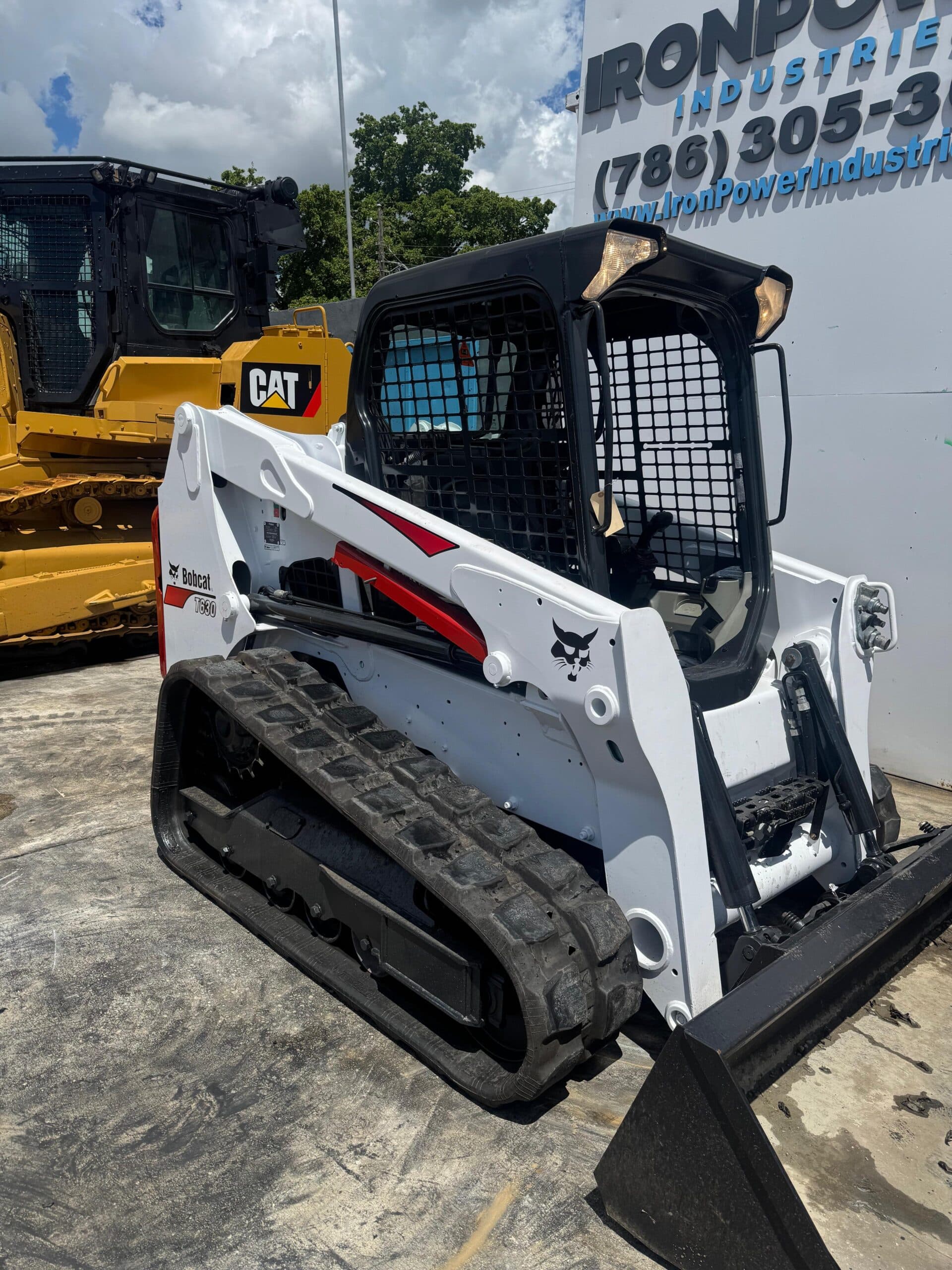 2018 Bobcat T630 Skid Steer Loader- Open Cab - IronPower Industries
