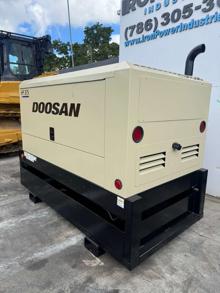 2015 Doosan 375 CFM Skid Mounted Diesel Air Compressor - IronPower ...