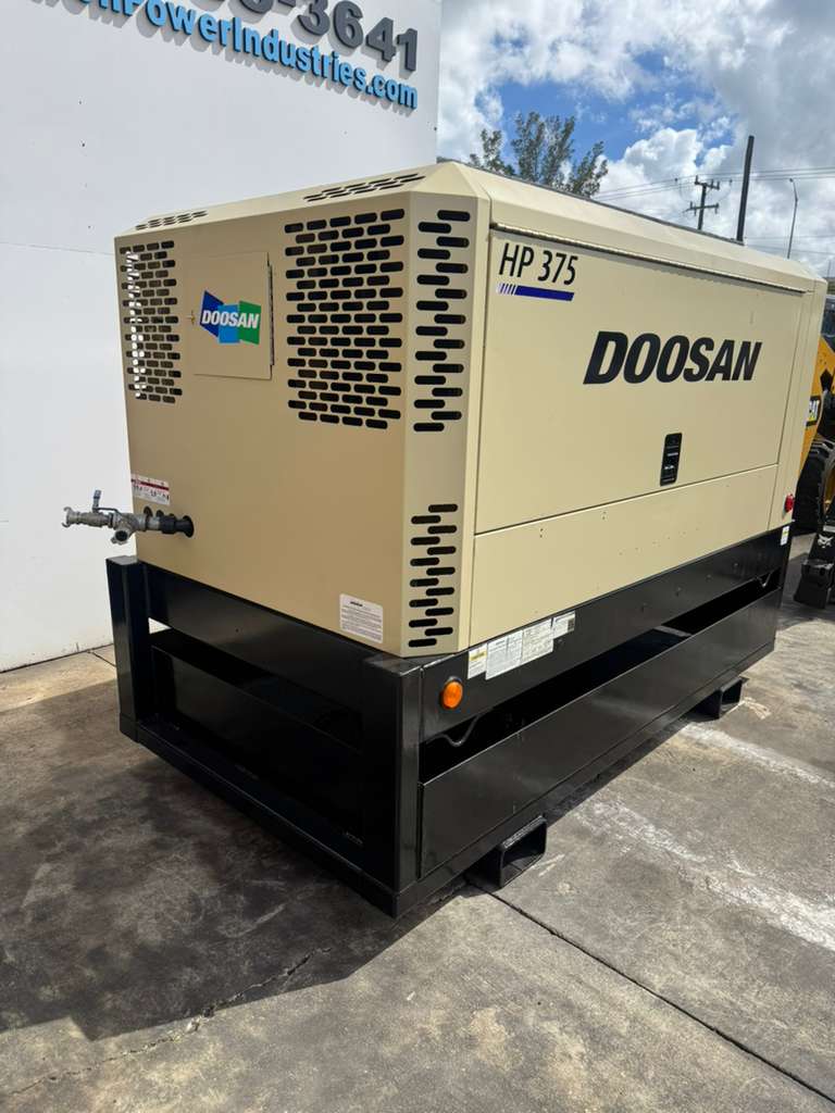 2015 Doosan 375 CFM Skid Mounted Diesel Air Compressor - IronPower ...